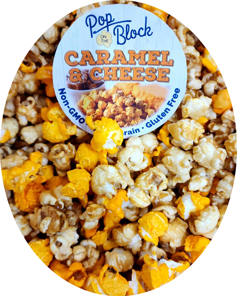 Caramel & Cheese Popcorn – PopOnTheBlock