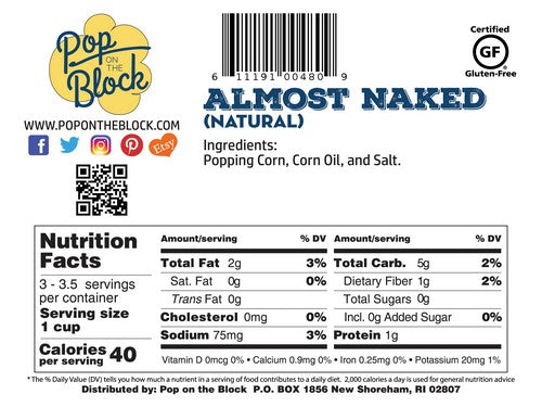 Almost Naked Popcorn – PopOnTheBlock